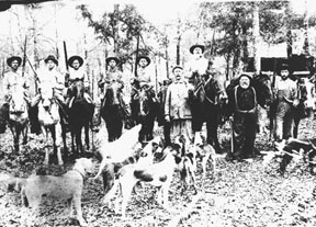 Early Arkansas Hunters: Large Group on Horseback – Arkansas Wildlife ...